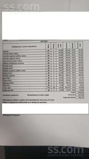 Белый Рено Мастер 2019 в Рига, объемом двигателя 2.30 л и пробегом 299 тыс. км за 10700 €, фото 35 на AUTOMOTO.COM.LV