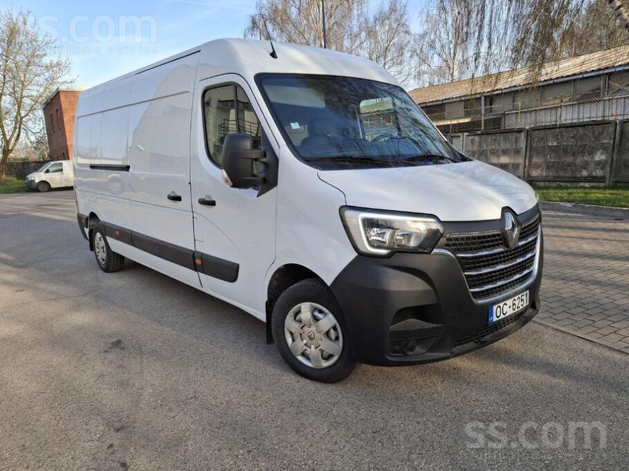 White Renault Master 2020 in Riga, with an engine capacity of 2.30 L and mileage of 114 thousand km for 14990 €, photo 3 on AUTOMOTO.COM.LV