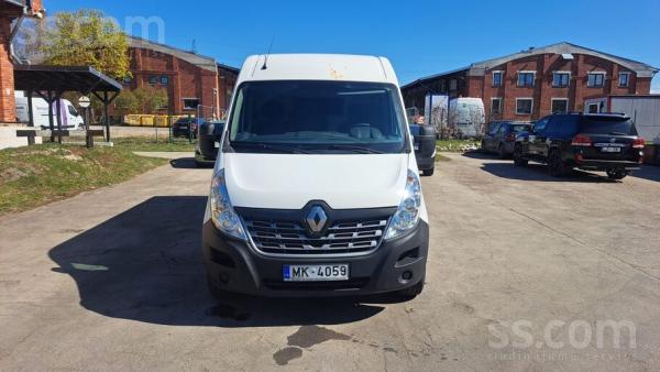 White Renault Master 2020 in Riga, with an engine capacity of 2.30 L and mileage of 169 thousand km for 14500 €, photo 2 on AUTOMOTO.COM.LV