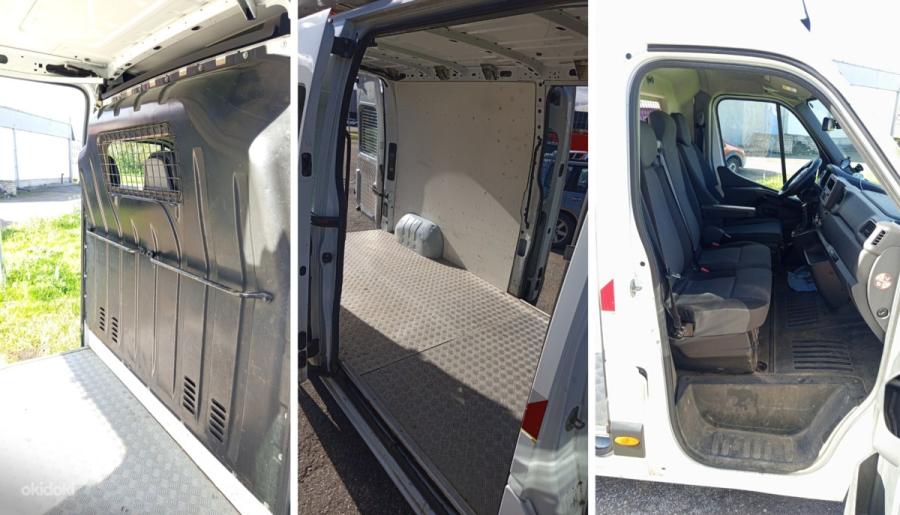 White Renault Master 2020 in Tallinn, with an engine capacity of 2.30 L and mileage of 242 thousand km for 17800 €, photo 26 on AUTOMOTO.COM.LV