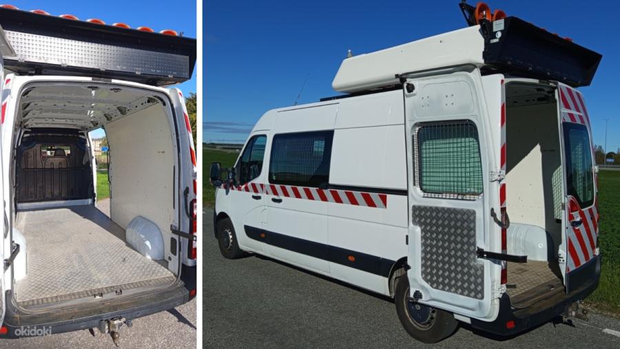 White Renault Master 2020 in Tallinn, with an engine capacity of 2.30 L and mileage of 242 thousand km for 17800 €, photo 29 on AUTOMOTO.COM.LV