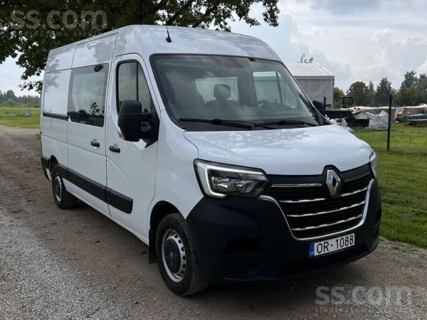 White Renault Master 2020 in Riga, with an engine capacity of 2.30 L and mileage of 258 thousand km for 14990 €, photo 3 on AUTOMOTO.COM.LV