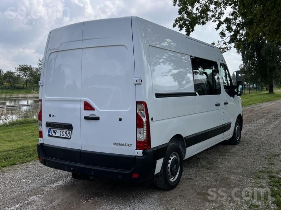 White Renault Master 2020 in Riga, with an engine capacity of 2.30 L and mileage of 258 thousand km for 14990 €, photo 6 on AUTOMOTO.COM.LV