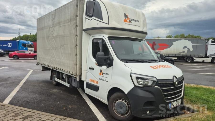 White Renault Master 2021 in Riga, with an engine capacity of 2.30 L and mileage of 500 thousand km for 9200 €, photo 3 on AUTOMOTO.COM.LV