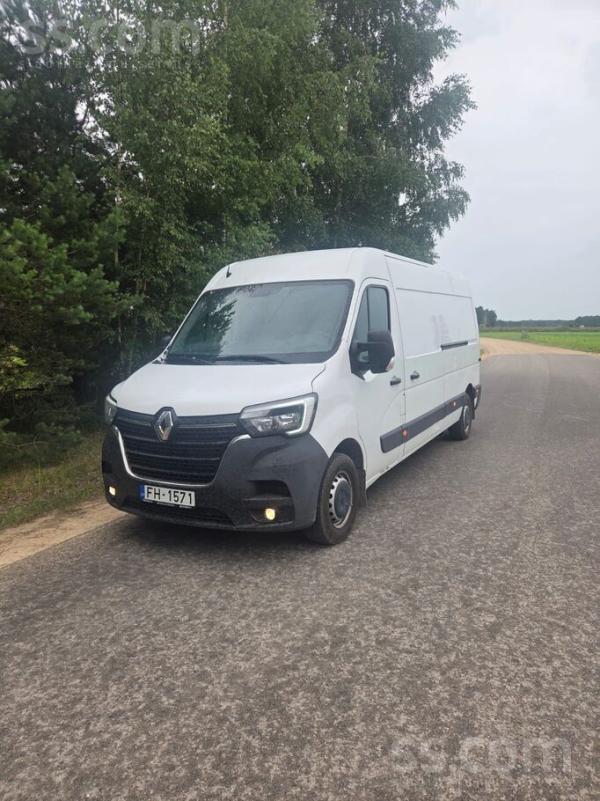 White Renault Master 2021 in Riga, with an engine capacity of 2.30 L and mileage of 150 thousand km for 14100 €, photo 3 on AUTOMOTO.COM.LV