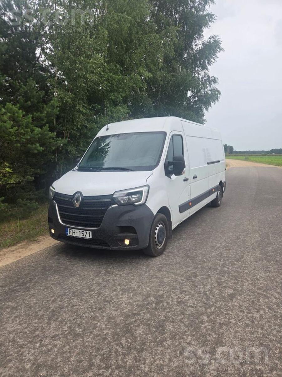 White Renault Master 2021 in Riga, with an engine capacity of 2.30 L and mileage of 150 thousand km for 14100 €, photo 4 on AUTOMOTO.COM.LV