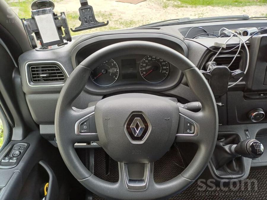 White Renault Master 2022 in Riga, with an engine capacity of 2.30 L and mileage of 338 thousand km for 14000 €, photo 10 on AUTOMOTO.COM.LV