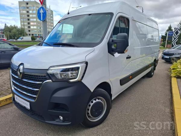 White Renault Master 2023 in Riga, with an engine capacity of 2.30 L and mileage of 25 thousand km for 24000 €, photo 2 on AUTOMOTO.COM.LV
