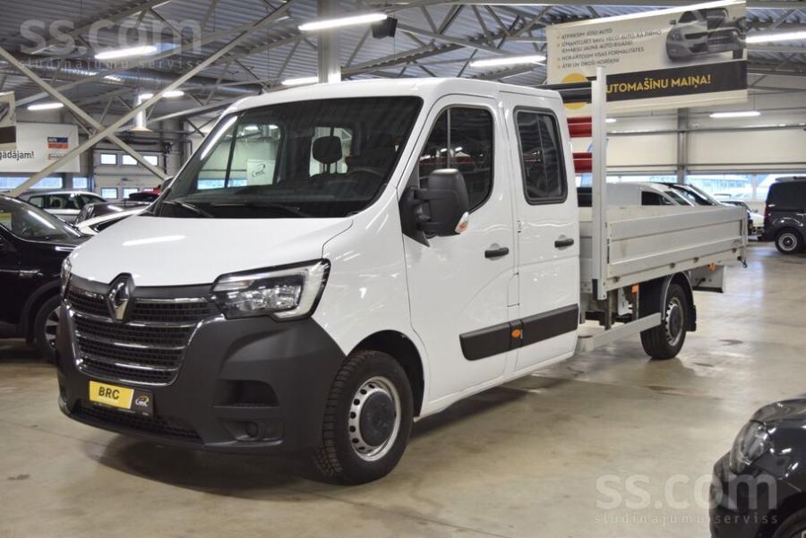White Renault Master 2023 in Riga, with an engine capacity of 2.30 L and mileage of 104 thousand km for 26900 €, photo 1 on AUTOMOTO.COM.LV