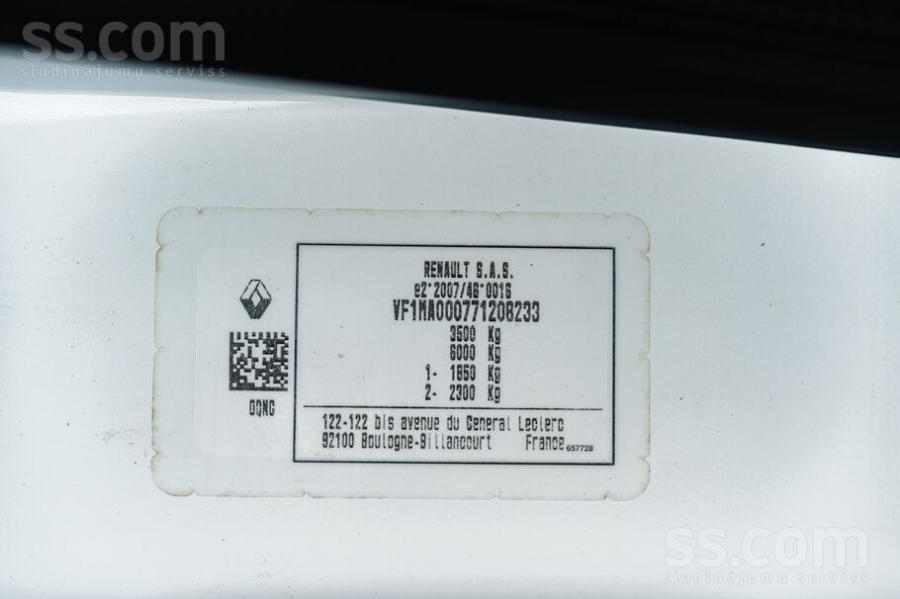 White Renault Master 2023 in Riga, with an engine capacity of 2.30 L and mileage of 83 thousand km for 24900 €, photo 28 on AUTOMOTO.COM.LV