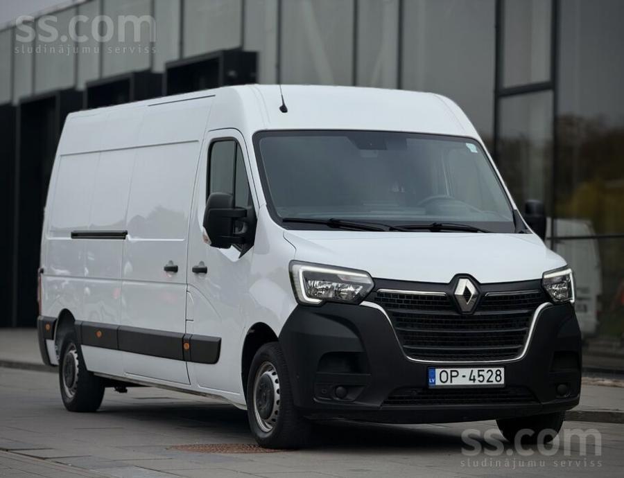 White Renault Master 2024 in Riga, with an engine capacity of 2.30 L and mileage of 74 thousand km for 24300 €, photo 3 on AUTOMOTO.COM.LV