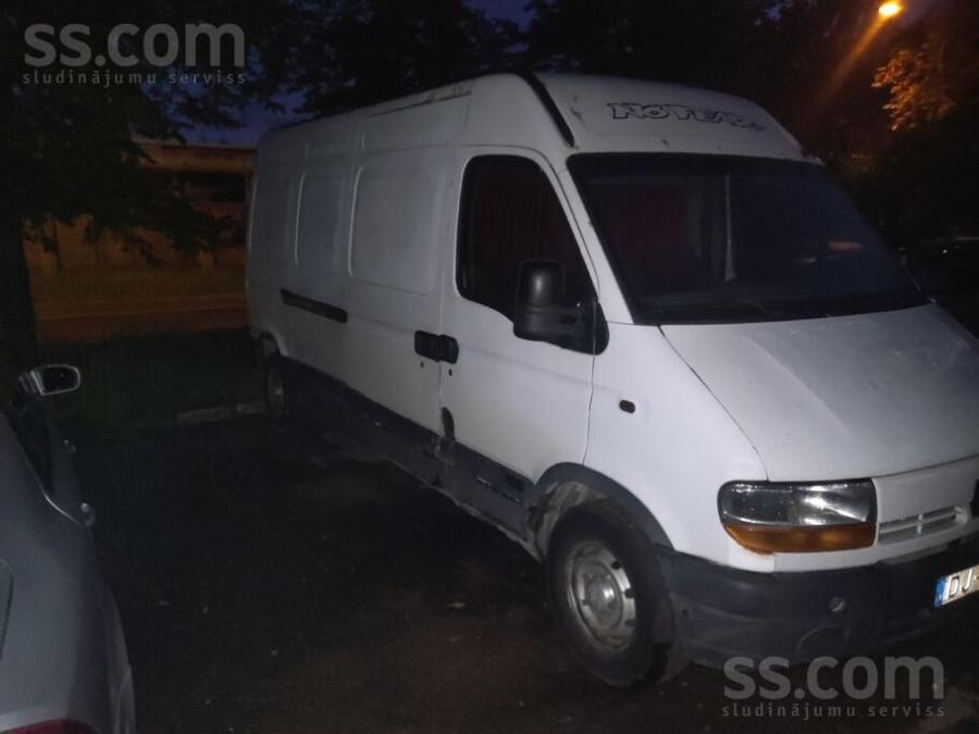 Balts Renault Master 1998 Rīga, ar dzinēja tilpumu 2.50 L un nobraukumu 442 tūkst. km par 1700 €, foto 2 vietnē AUTOMOTO.COM.LV