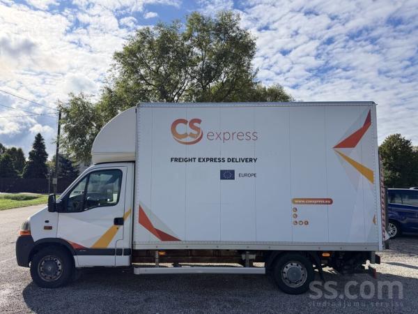 White Renault Master 2010 in Ventspils, with an engine capacity of 2.50 L and mileage of 215 thousand km for 8500 €, photo 6 on AUTOMOTO.COM.LV