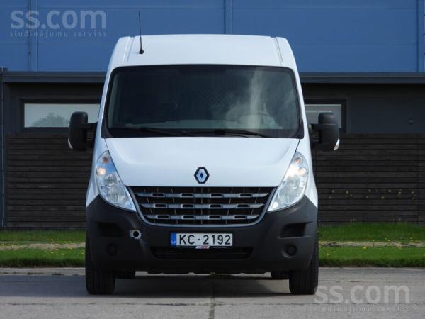 Renault Master 2013 in Riga on AUTOMOTO.COM.LV White Renault Master 2013 in Riga, with an engine capacity of 2.30 L and mileage of 365 thousand km for 7400 €, photo 3 on AUTOMOTO.COM.LV