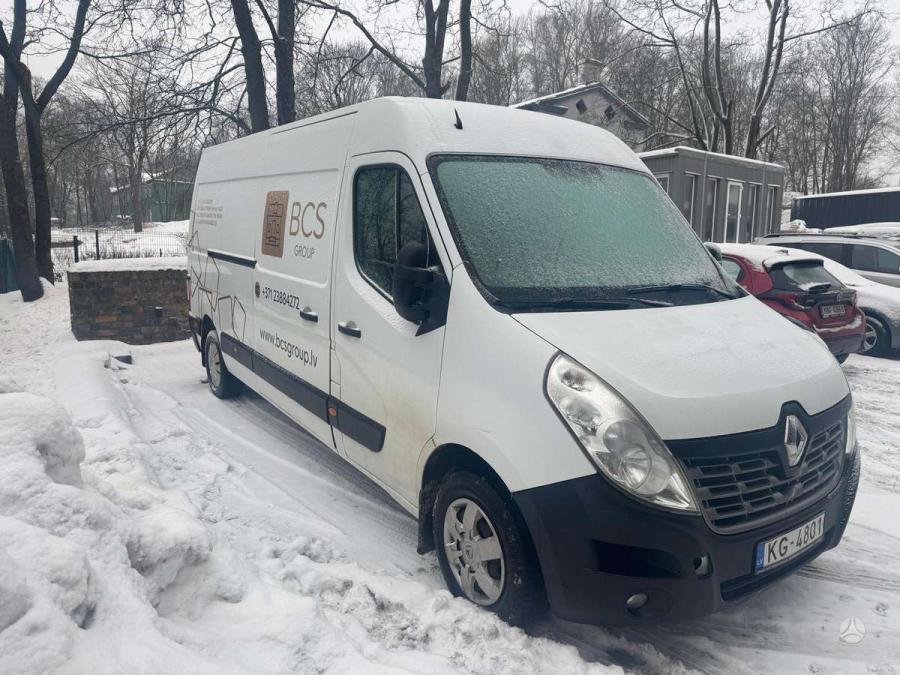 White Renault Master 2016 in Riga, with an engine capacity of 2.20 L and mileage of 279 thousand km for 13000 €, photo 3 on AUTOMOTO.COM.LV