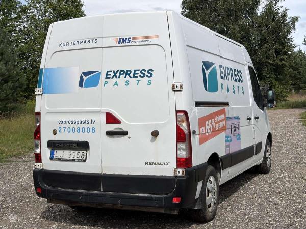 White Renault Master 2018 in Ukmerge, with an engine capacity of 2.30 L and mileage of 270 thousand km for 3700 €, photo 7 on AUTOMOTO.COM.LV