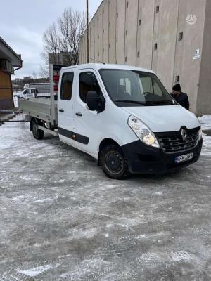 White Renault Master 2018 in Vilnius, with an engine capacity of 2.30 L and mileage of 180 thousand km for 7500 €, photo  on AUTOMOTO.COM.LV