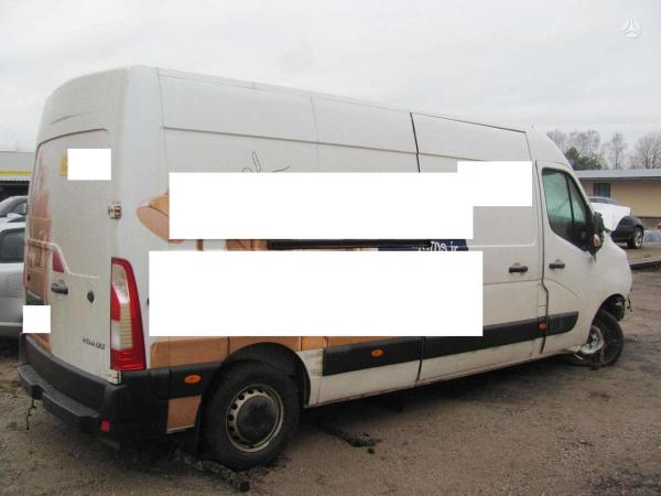 White Renault Master 2021 in Kaunas, with an engine capacity of 2.30 L and mileage of 221 thousand km for 3751 €, photo 8 on AUTOMOTO.COM.LV