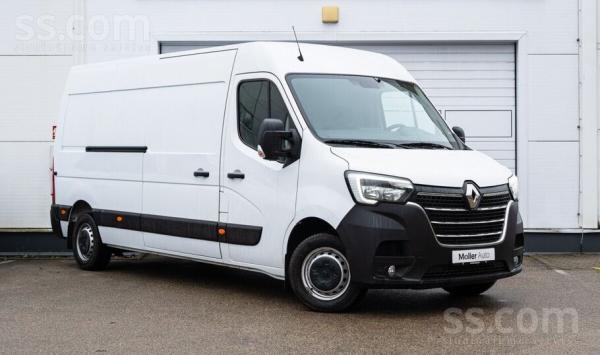 White Renault Master 2023 in Riga, with an engine capacity of 2.30 L and mileage of 28 thousand km for 26500 €, photo 2 on AUTOMOTO.COM.LV