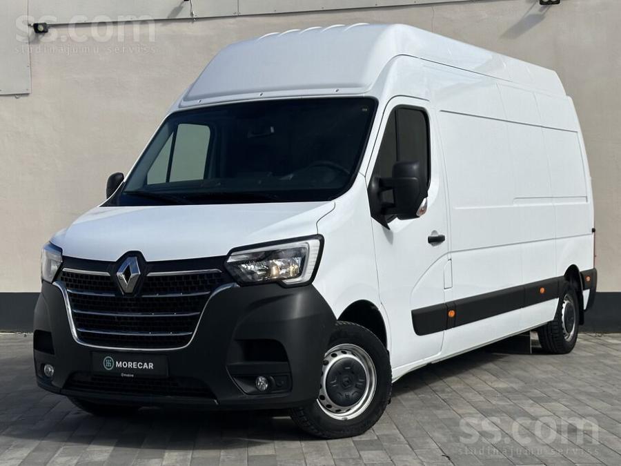 White Renault Master 2023 in Riga, with an engine capacity of 2.30 L and mileage of 126 thousand km for 25950 €, photo 1 on AUTOMOTO.COM.LV