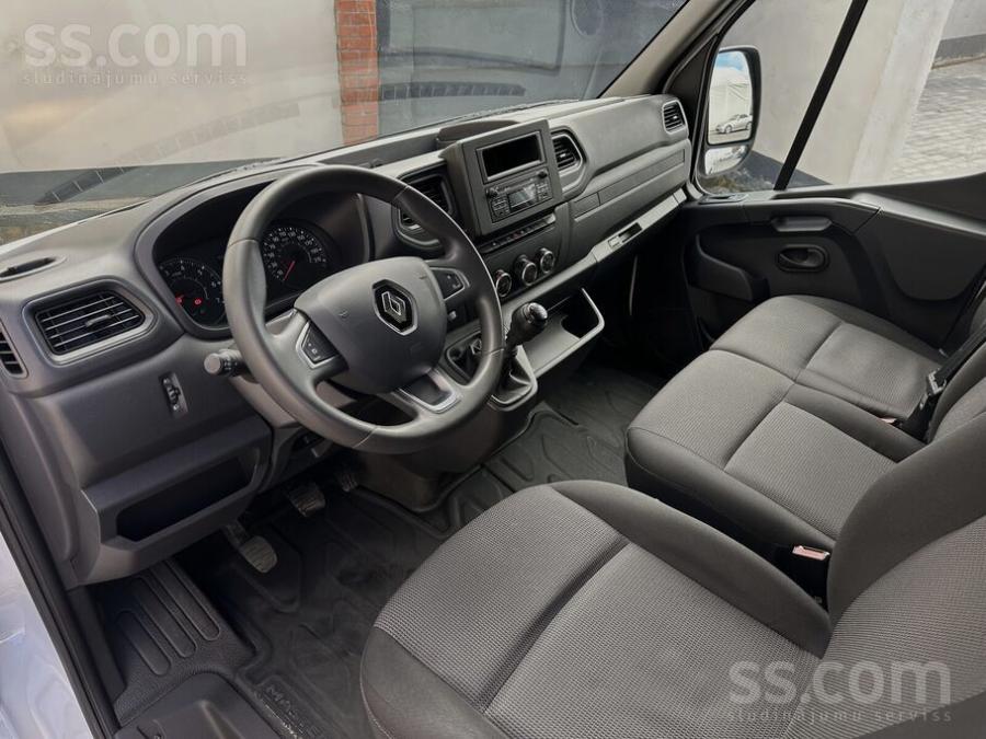 White Renault Master 2023 in Riga, with an engine capacity of 2.30 L and mileage of 126 thousand km for 25950 €, photo 8 on AUTOMOTO.COM.LV