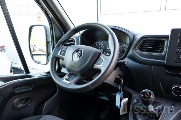 White Renault Master 2023 in Riga, with an engine capacity of 2.30 L and mileage of 52 thousand km for 24950 €, photo 8 on AUTOMOTO.COM.LV