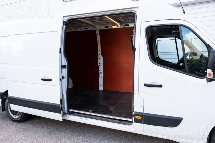 White Renault Master 2024 in Riga, with an engine capacity of 2.30 L and mileage of 123 thousand km for 22950 €, photo 8 on AUTOMOTO.COM.LV