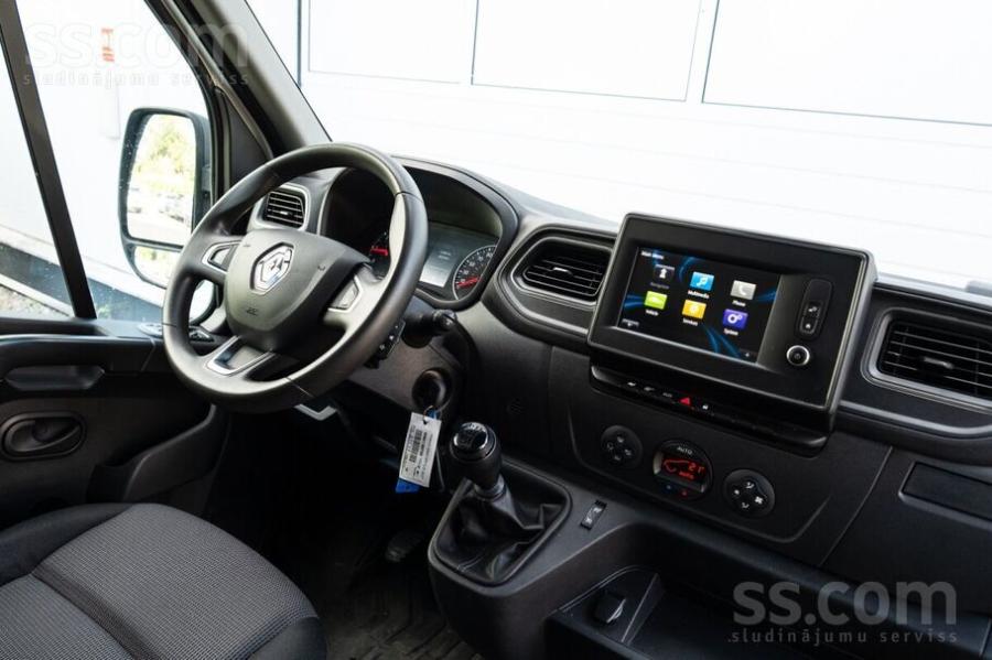 White Renault Master 2024 in Riga, with an engine capacity of 2.30 L and mileage of 123 thousand km for 22950 €, photo 10 on AUTOMOTO.COM.LV