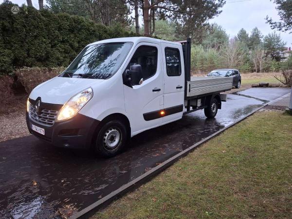 White Renault Master 2018 in Vilnius, with an engine capacity of 2.30 L and mileage of 170 thousand km for 10900 €, photo 1 on AUTOMOTO.COM.LV