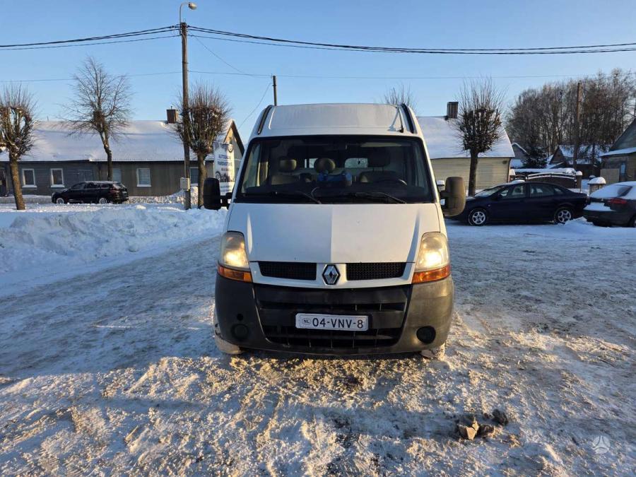 White Renault Master 2006 in Kursenai, with an engine capacity of 2.50 L and mileage of 261 thousand km for 2500 €, photo 2 on AUTOMOTO.COM.LV