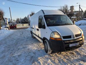 White Renault Master 2006 in Kursenai, with an engine capacity of 2.50 L and mileage of 261 thousand km for 2500 €, photo 3 on AUTOMOTO.COM.LV
