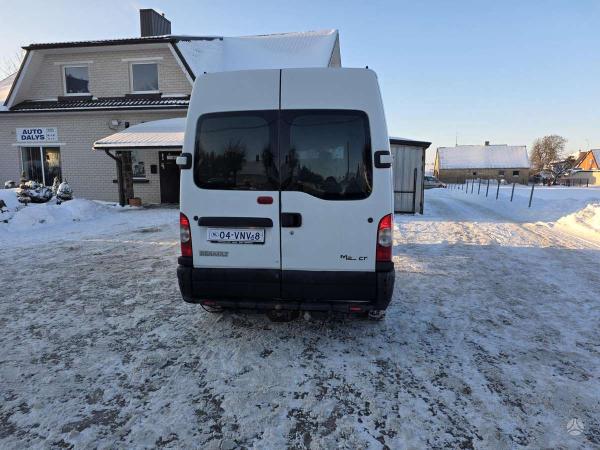 White Renault Master 2006 in Kursenai, with an engine capacity of 2.50 L and mileage of 261 thousand km for 2500 €, photo 6 on AUTOMOTO.COM.LV