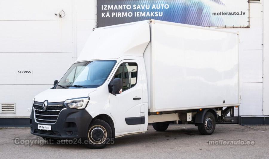 White Renault Master 2022 in Riga, with an engine capacity of 2.30 L and mileage of 155 thousand km for 23314 €, photo 1 on AUTOMOTO.COM.LV