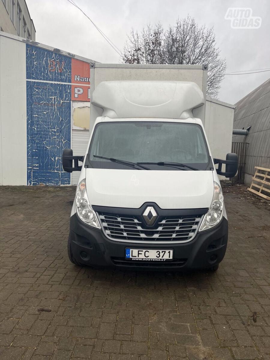 White Renault Master 2019 in Vilnius, with an engine capacity of 2.30 L and mileage of 140 thousand km for 18900 €, photo 1 on AUTOMOTO.COM.LV