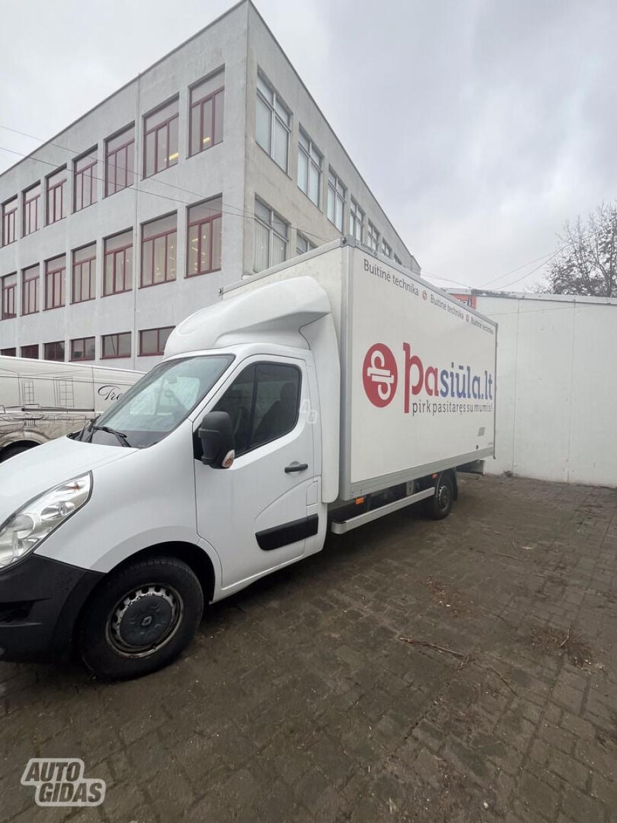 White Renault Master 2019 in Vilnius, with an engine capacity of 2.30 L and mileage of 140 thousand km for 18900 €, photo 4 on AUTOMOTO.COM.LV