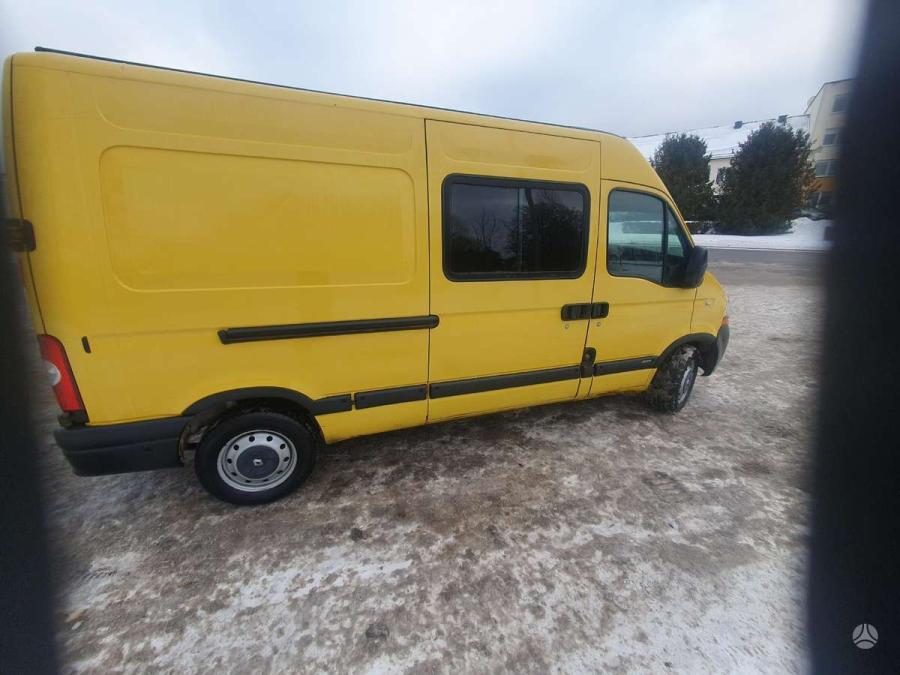 Dzeltens Renault Master 2007 Ukmergė, ar dzinēja tilpumu 2.50 L un nobraukumu 314 tūkst. km par 1800 €, foto 3 vietnē AUTOMOTO.COM.LV