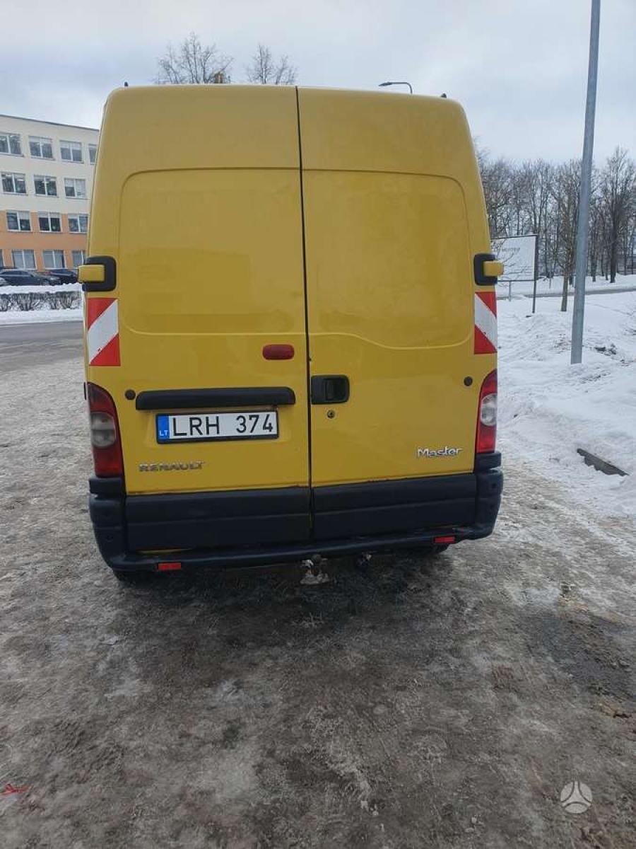 Dzeltens Renault Master 2007 Ukmergė, ar dzinēja tilpumu 2.50 L un nobraukumu 314 tūkst. km par 1800 €, foto 4 vietnē AUTOMOTO.COM.LV