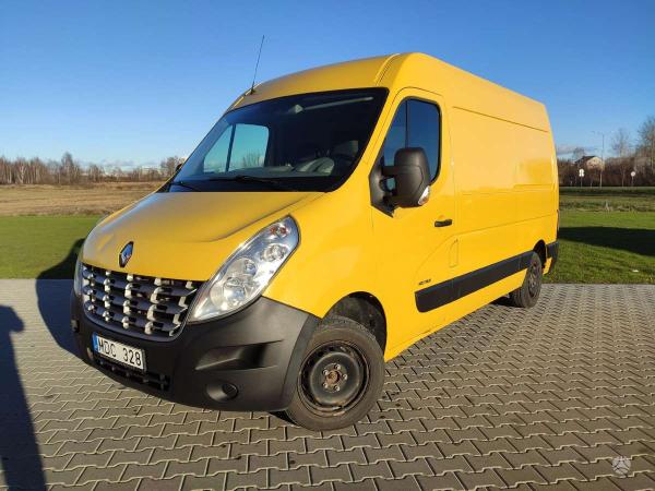 Yellow Renault Master 2012 in Siauliai, with an engine capacity of 2.30 L and mileage of 348 thousand km for 6300 €, photo 2 on AUTOMOTO.COM.LV