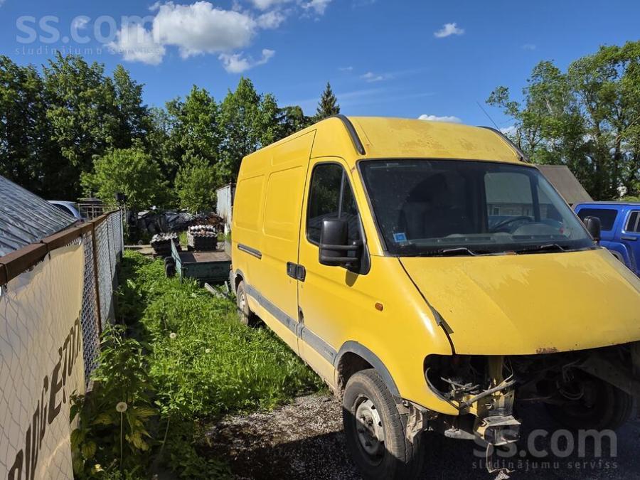 Dzeltens Renault Master 1999 Rīga, ar dzinēja tilpumu 2.50 L un nobraukumu 400 tūkst. km par 500 €, foto 1 vietnē AUTOMOTO.COM.LV