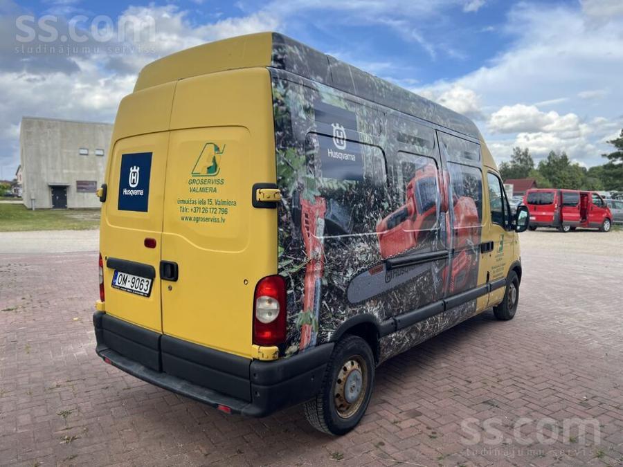 Yellow Renault Master 2004 in Rezekne, with an engine capacity of 2.50 L and mileage of 0 thousand km for 1850 €, photo 5 on AUTOMOTO.COM.LV
