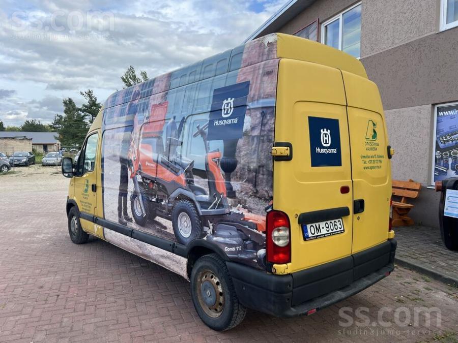 Yellow Renault Master 2004 in Rezekne, with an engine capacity of 2.50 L and mileage of 0 thousand km for 1850 €, photo 6 on AUTOMOTO.COM.LV