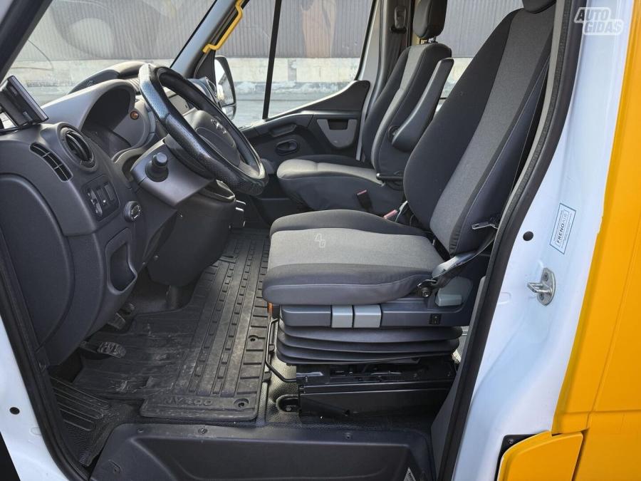 Yellow Renault Master 2015 in Klaipeda, with an engine capacity of 2.30 L and mileage of 321 thousand km for 7500 €, photo 11 on AUTOMOTO.COM.LV
