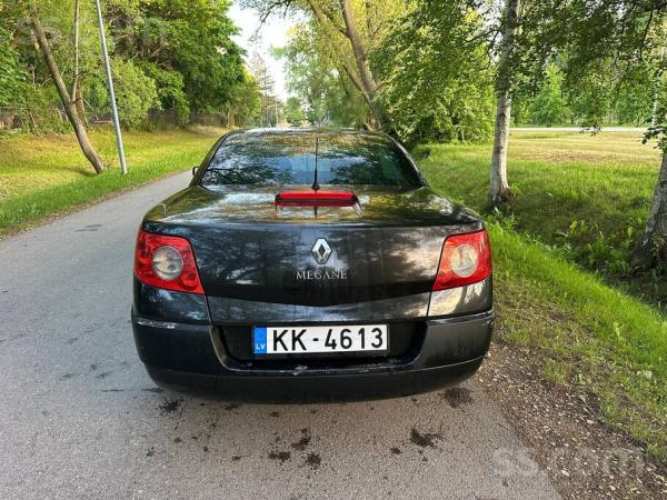 Black Renault Megane 2004 in Liepaja, with an engine capacity of 1.90 L and mileage of 240 thousand km for 1500 €, photo 7 on AUTOMOTO.COM.LV