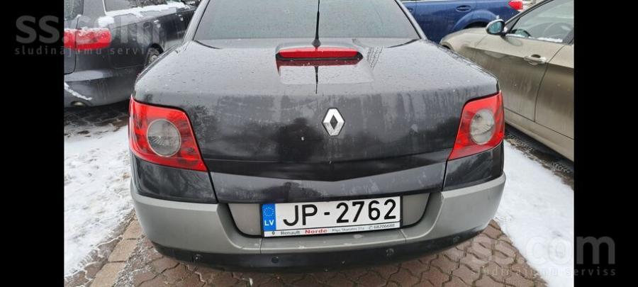 Black Renault Megane 2005 in Riga, with an engine capacity of 1.90 L and mileage of 0 thousand km for 1550 €, photo 4 on AUTOMOTO.COM.LV