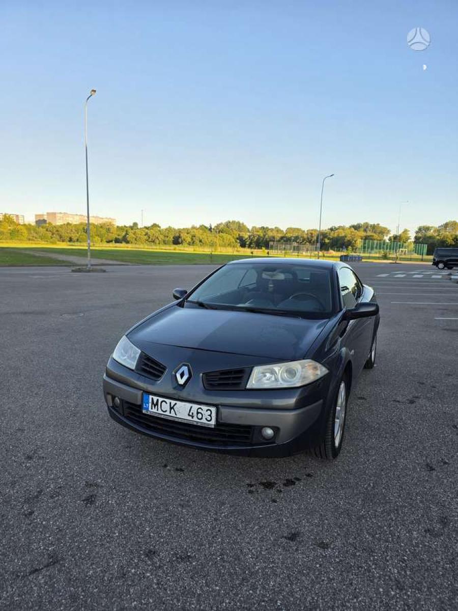 Black Renault Megane 2006 in Kaunas, with an engine capacity of 1.87 L and mileage of 384 thousand km for 850 €, photo 7 on AUTOMOTO.COM.LV