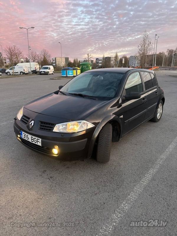Melns Renault Megane 2003 Tallina, ar dzinēja tilpumu 1.50 L un nobraukumu 0 tūkst. km par 1499 €, foto 2 vietnē AUTOMOTO.COM.LV