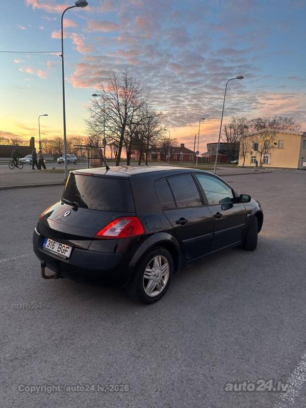 Melns Renault Megane 2003 Tallina, ar dzinēja tilpumu 1.50 L un nobraukumu 0 tūkst. km par 1499 €, foto 3 vietnē AUTOMOTO.COM.LV