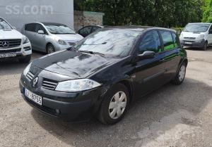Black Renault Megane 2005 in Jelgava, with an engine capacity of 1.50 L and mileage of 0 thousand km for 1290 €, photo  on AUTOMOTO.COM.LV