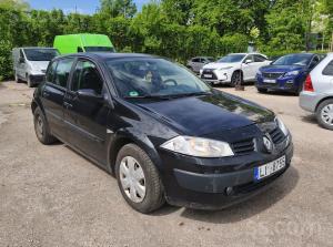 Black Renault Megane 2005 in Jelgava, with an engine capacity of 1.50 L and mileage of 0 thousand km for 1290 €, photo 5 on AUTOMOTO.COM.LV