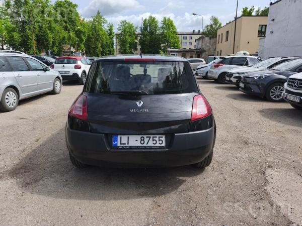 Melns Renault Megane 2005 Jelgava, ar dzinēja tilpumu 1.50 L un nobraukumu 0 tūkst. km par 1290 €, foto 5 vietnē AUTOMOTO.COM.LV